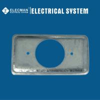 China ELECMAN Steel 4x2 Handy Box Cover 58C5 Single Receptacle Pre-Galvanized UL Listed for sale
