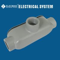 China ELECMAN Aluminum 2 Inch Threaded T Type IMC Rigid Conduit Body UL Listed for sale