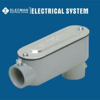 China ELECMAN Aluminum EMT Conduit Body Set Screw LB Type 1/2 to 2 Inch UL Listed for sale