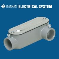 China ELECMAN Aluminum EMT Conduit Body LL Type Set Screw 1/2 to 2 Inch UL Listed for sale