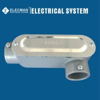 China ELECMAN Aluminum EMT Conduit Body LL Type Set Screw 1/2 to 2 Inch UL Listed for sale