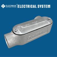 China ELECMAN Form 5 Malleable Iron IMC Rigid Conduit Body Threaded LR Type 1/2 to 4 Inch for sale