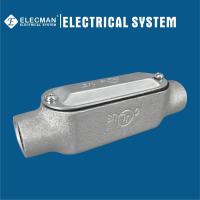 China ELECMAN Form 5 Malleable Iron C Type Conduit Body 1/2-4 in IMC Rigid Threaded for sale