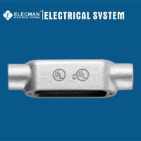China ELECMAN Form 5 Malleable Iron C Type Conduit Body 1/2-4 in IMC Rigid Threaded for sale
