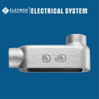 China ELECMAN Malleable Iron IMC Rigid Form 5 Conduit Body LB Type 1/2 to 4 Inch Threaded for sale