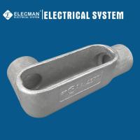 China IMC Rigid Threaded LL Form 7 Condulet Conduit Body Gray Iron 1/2