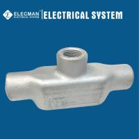China ELECMAN Form 7 Gray Iron IMC Rigid Conduit Body TB Type 2 Inch Threaded Straight for sale