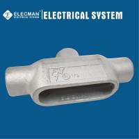 China ELECMAN Form 7 Gray Iron IMC Rigid Conduit Body TB Type 2 Inch Threaded Straight for sale