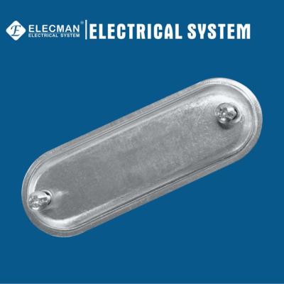 China Steel Form 7 IMC Rigid Conduit Body Cover with Integral Gasket 1/2 to 4 Inch for sale