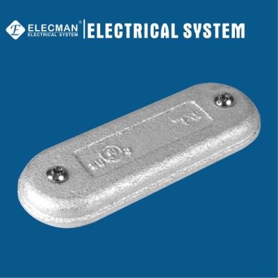 China Gray Iron Form 7 IMC Rigid Conduit Body Cover with Integral Gasket 1/2 to 4 Inch for sale