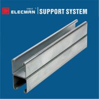 China ELECMAN Galvanized Steel Strut Channel 41x82mm 12 Gauge ES-201 for HVAC Support for sale