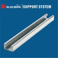 China Galvanized Steel Strut Channel 41x25mm ES-400 Q235 20ft for Pipe Support for sale