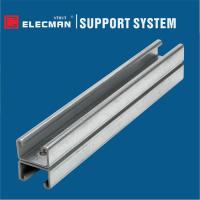 China Plain Stainless Steel Strut C Channel 12 Gauge 41x50mm Back-to-Back Framing Channel for sale