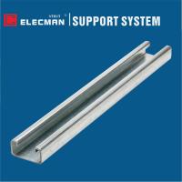 China Galvanized Steel 14 Gauge Strut Channel C Type 41x21mm ES-500 for Electrical Support for sale