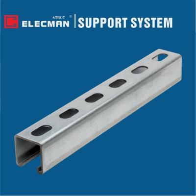 China Hot Dipped Galvanized Strut C Channels 41 X 41 Slotted Channel for sale
