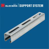 China Hot Dipped Galvanized Long Slotted Strut Channel 41x41mm 41x21mm 6m Length for sale