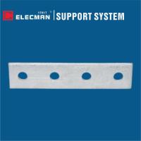 China Galvanized Steel Flat Four Holes Splice Plate 7-1/4 x 1-5/8 Inch for Strut Channel for sale