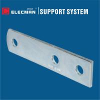 China Galvanized Steel Flat Three Holes Swivel Plate 7-1/8 x 1-5/8 Inch for Strut Channel for sale
