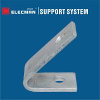 China Electro Galvanized Steel Channel Strut Angle Fittings Closed Angle Bracket Connectors for sale