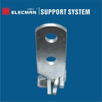 China 3 Hole 45 Degree Angle Strut Bracket Hinge Connector Galvanized Steel for sale