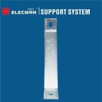 China Galvanized Steel Strut Channel Corner Brace 12-24 inch Length 1-5/8 inch Width for 90 Degree Support for sale