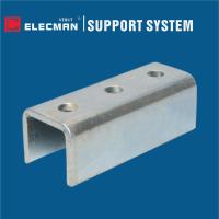 China 3 Hole Splice Strut Clevis Clevis End Fitting Galvanised Steel for sale