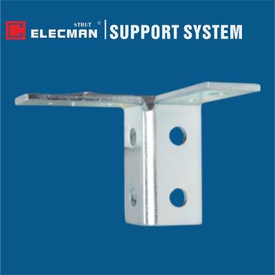 China Galvanized Steel 8 Hole Strut Corner Channel Connector Double Wing 1-5/8 inch for sale