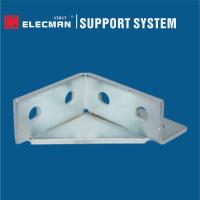 China Galvanized Steel Single Wing Gussetted Strut Channel Corner Connector 1-5/8
