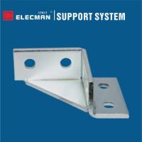 China Galvanized Steel Single Wing Gussetted Strut Channel Corner Connector 1-5/8