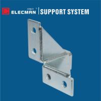 China Galvanized Steel Double Wing 8 Hole Gussetted Strut Channel Connector 1-5/8 Inch for sale