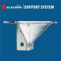 China Hot Dipped Galvanized Steel Strut Wing Fittings Double Corner Bracket 8 Hole 1-5/8 for sale