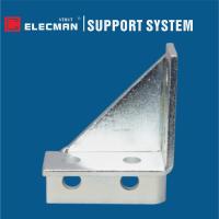 China Hot Dipped Galvanized Steel Strut Wing Fittings Double Corner Bracket 8 Hole 1-5/8 for sale