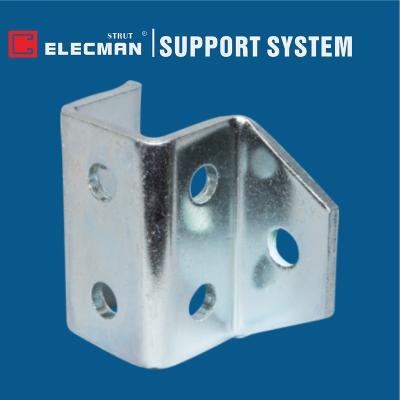China Galvanized Steel Strut U Bracket 8 Hole for 41x41mm Channel Fitting for sale
