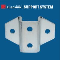 China Galvanized Steel Strut U Bracket 8 Hole for 41x41mm Channel Fitting for sale