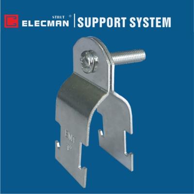 China Galvanized Steel Strut Channel EMT Conduit Clamp Universal 1/2 to 4 Inch for sale