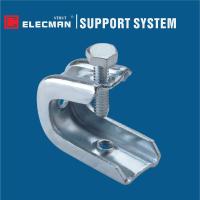 China Steel Single Screw Beam Clamps 2 Hole Threaded Type for sale