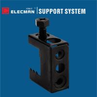 China Black Coated Spring Steel BC Beam Clamp 1/2 Inch Flange for Threaded Rod 1/4-3/8 for sale