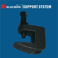China Malleable Iron Junior Universal Beam Clamp 1/2-13 Rod Size Plain or Zinc Plated for sale