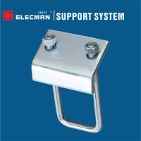 China U Bolt Type Strut Channel to Beam Beam Clamp Zinc Plated Steel 22mm Web Thickness for sale