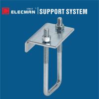 China Steel U Bolt Conduit Strut Clamps Right Angle for Channel ES-201 1/2 to 4 Inch for sale
