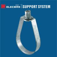 China Galvanized Steel E-Z Grip Conduit Hanger Clamp 3/4 to 10 Inch with Knurled Nut for sale