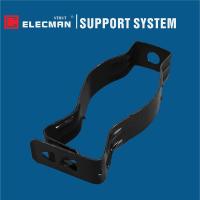 China Electrophoresis Steel Black Conduit Pipe Hangers Clamp 1/2 to 2 Inch Beam Fastener for sale