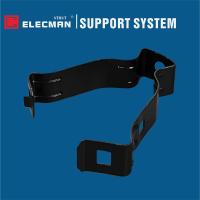 China Electrophoresis Steel Black Conduit Pipe Hangers Clamp 1/2 to 2 Inch Beam Fastener for sale
