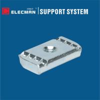 China Galvanized Steel Strut Channel Clamping Nut Without Spring 1/4 to 7/8 Inch UNC M6 to M18 Metric for sale