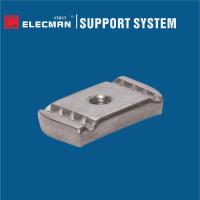 China Galvanized Steel Strut Channel Clamping Nut Without Spring 1/4 to 7/8 Inch UNC M6 to M18 Metric for sale