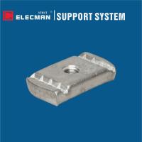 China Galvanized Steel Strut Channel Clamping Nut Without Spring 1/4 to 7/8 Inch UNC M6 to M18 Metric for sale