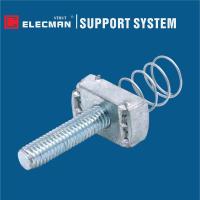 China Hot Dipped Galvanized Steel Strut Short Spring Channel Nuts With Stud for sale