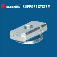 China Galvanized Steel Strut Channel Clamping Nut with Spring M6 M8 M10 M12 M14 M16 for sale