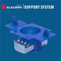 China Galvanized Steel Channel Strut Cone Nuts Squeeze Tab With Plastic Wing for sale