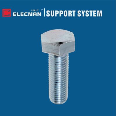 China Galvanized Carbon Steel Hexagonal Strut Fasteners Head Cap Screw for sale